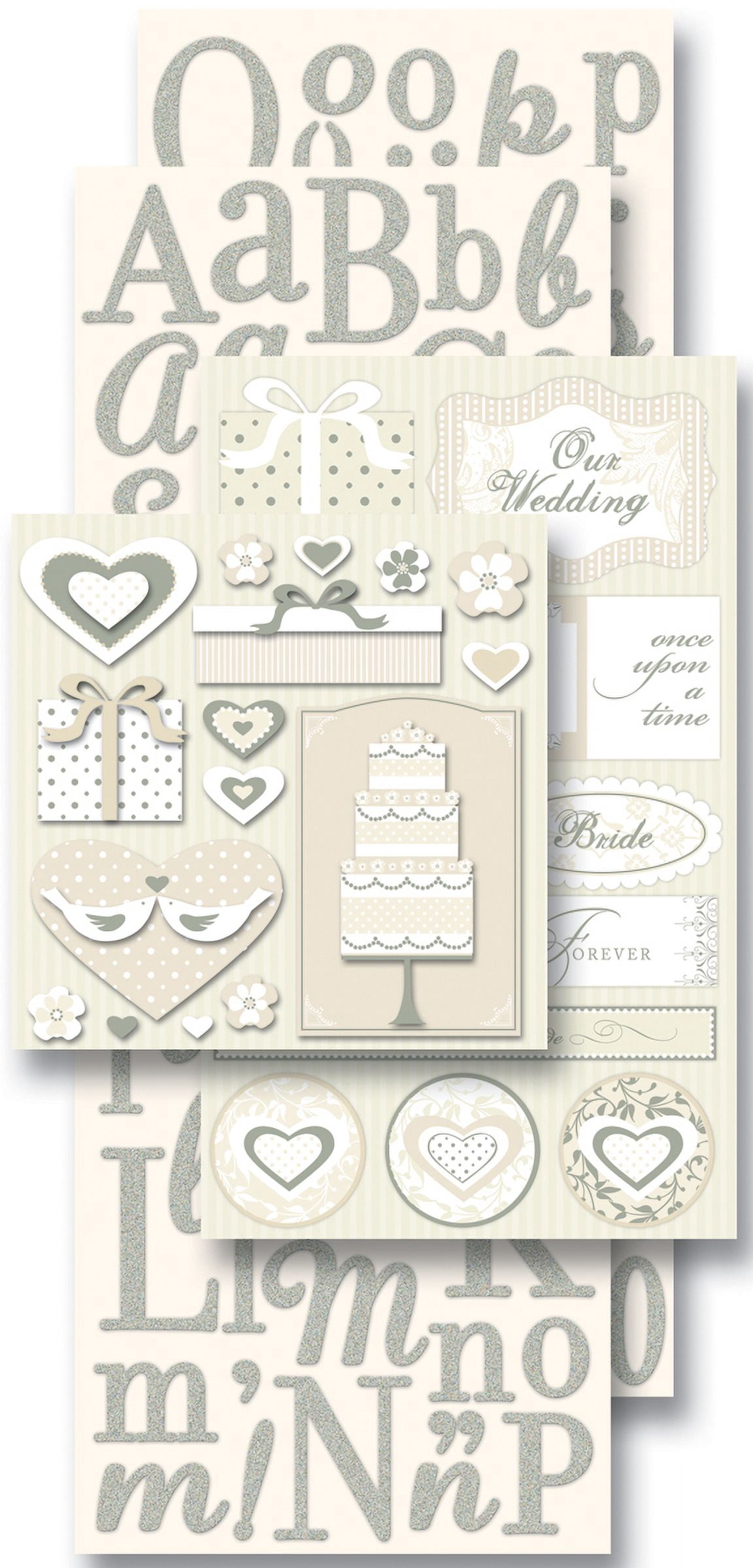 K & Company Wedding Embellishments Sticker Flip Pack, 1 Each - Walmart.com