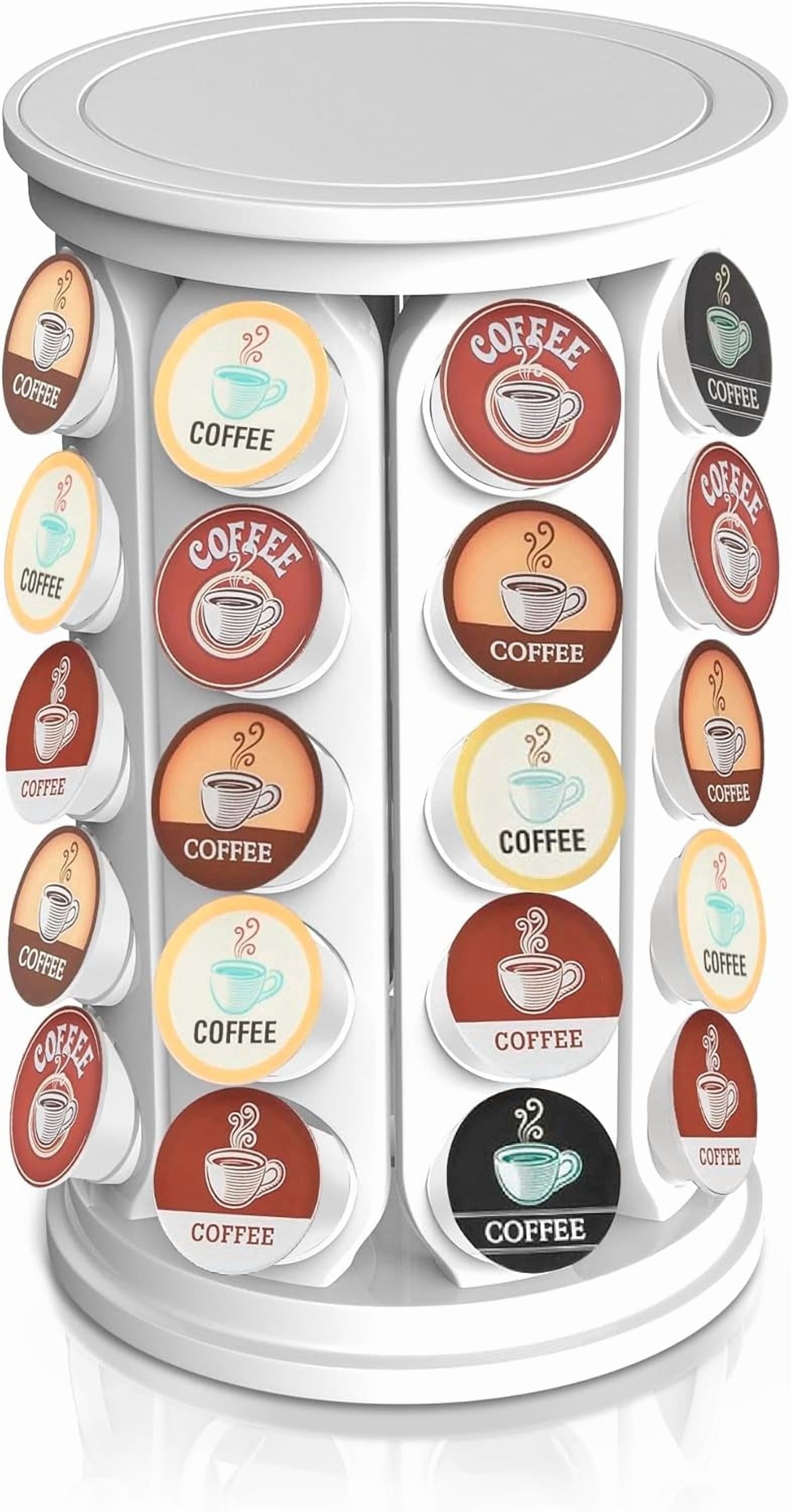 K Cup Holder, Coffee Pod Carousel Organizer K Cup Stand, Compatible ...