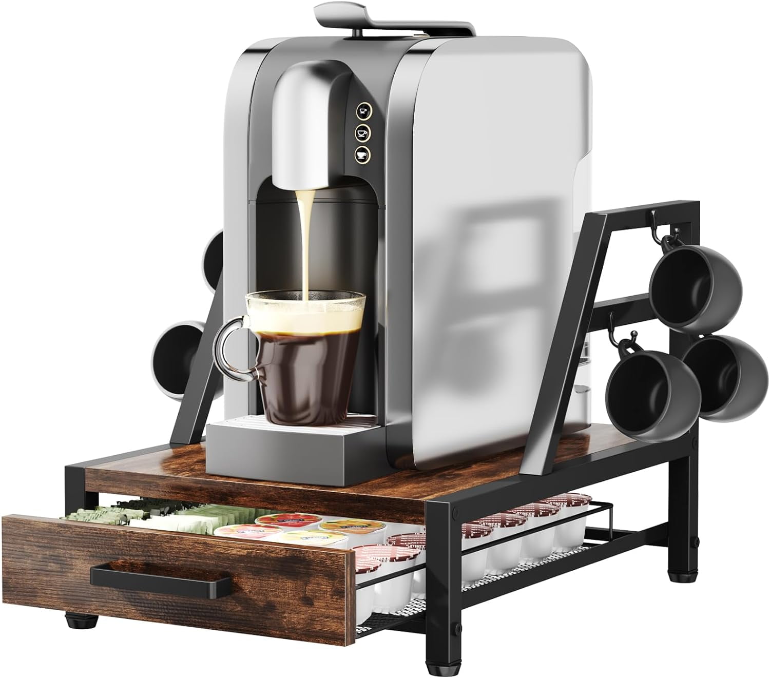 K Cup Holder Drawer - K Cup Storage Organizer, Coffee Pod Drawer with ...