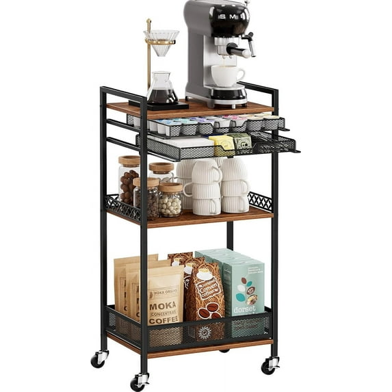 K Cup Holder Rack, Coffee Station Organizer for Nespresso Vertuo and K ...