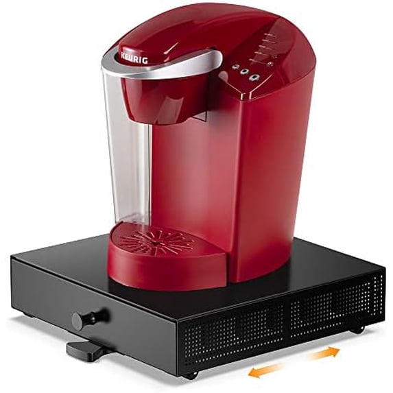 K Cup Holder Sliding Tray Pull out Coffee Pod Organizer Rolling K Cup ...