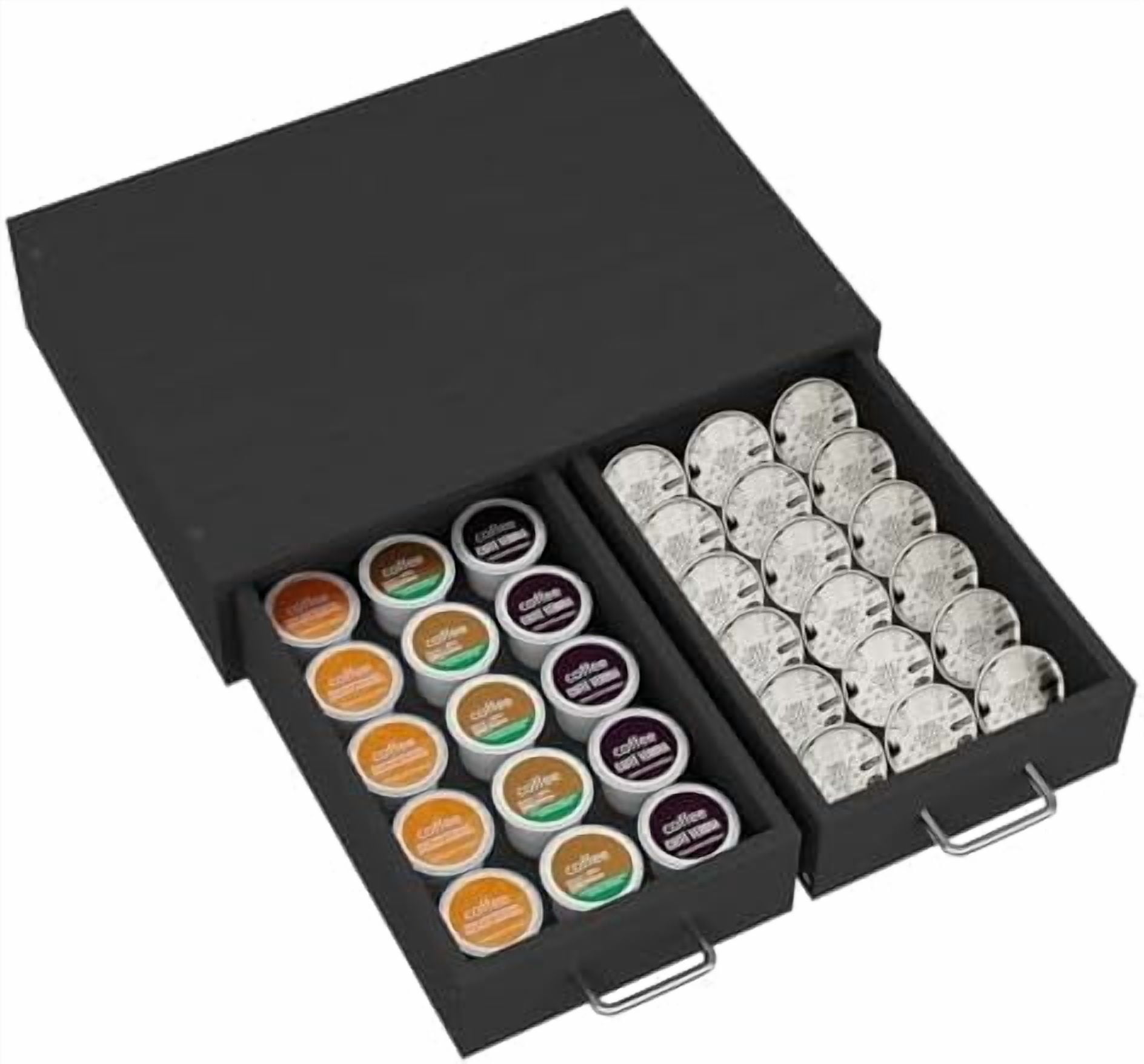 K Cup Organizer Coffee Pod Storage Box, Tea Organizer Holder and Drawer ...
