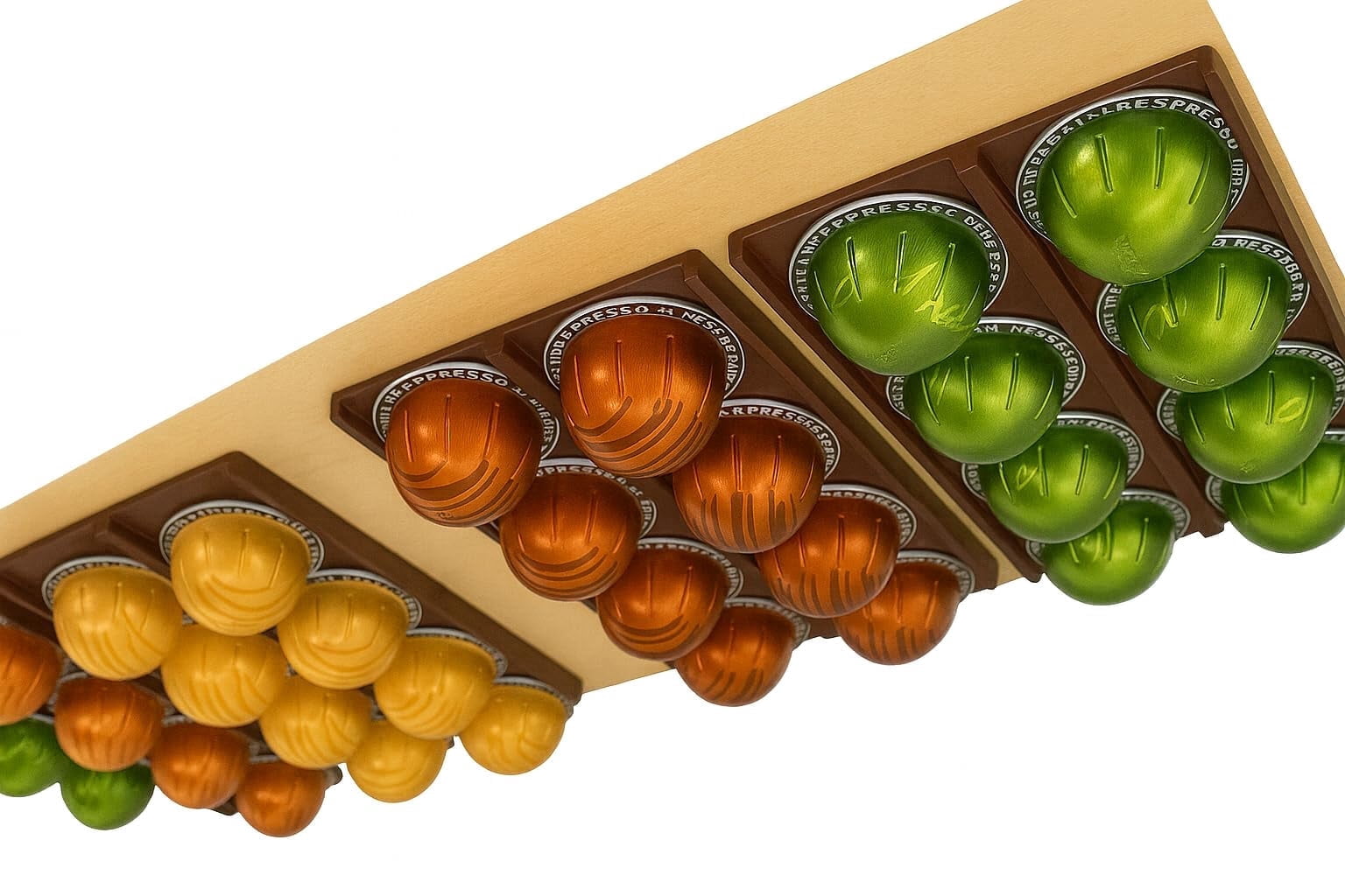 K Cup Pod Holder | Under Cabinet or Wall Mounted Storage for Pods ...