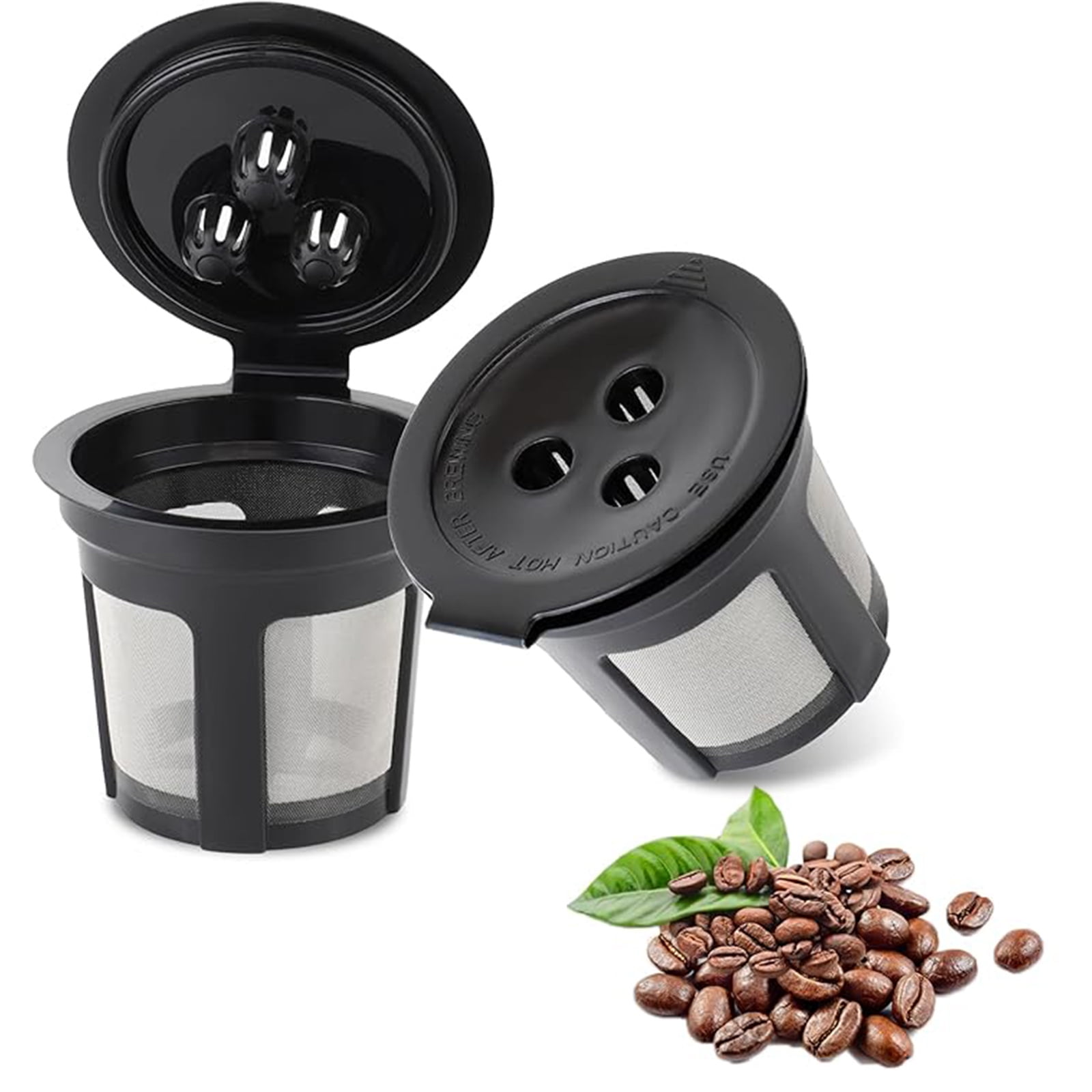 BIERELAOZI Refillable Coffee Pods, Reusable Stainless Steel Coffee ...