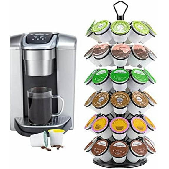 K-Cup Storage Coffee Capsules Pod Holder Carousel Capsule Display ...