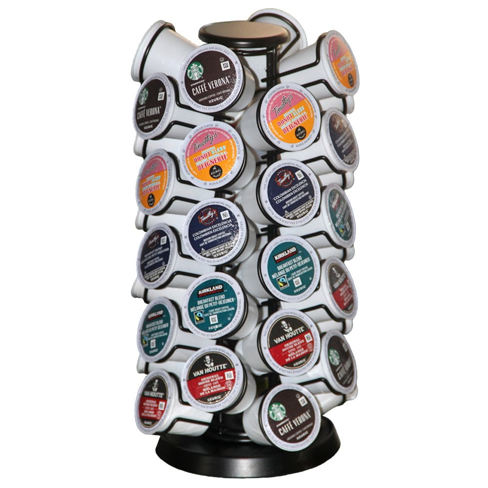 K Cups Holder,K Cup Carousel, Coffee Pods Storage Organizer Stand,Comes ...