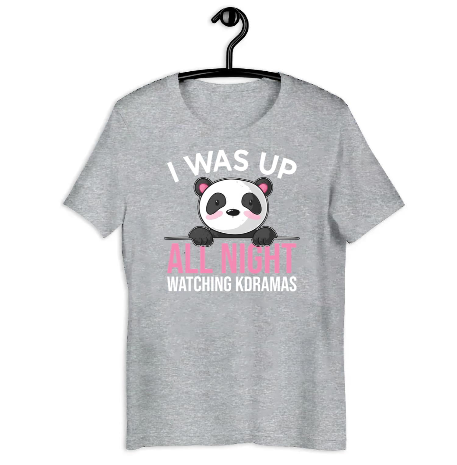 K-Drama Kdrama Korean TV Show Fans Cute Panda Gift T-Shirt, K-Pop Kpop South Korea Pandas Lover ...