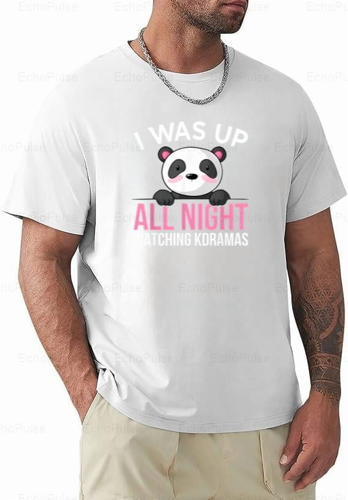 K-Drama Korean TV Show Fans Cute Panda Addict Bingewatching Fan Unisex ...