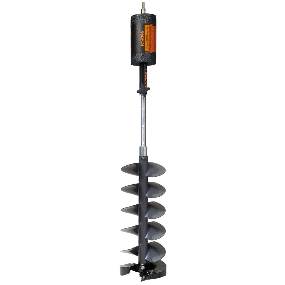 K-Drill 8-1/2 Inch Diameter Ice Auger With Built-In Adjustable ...