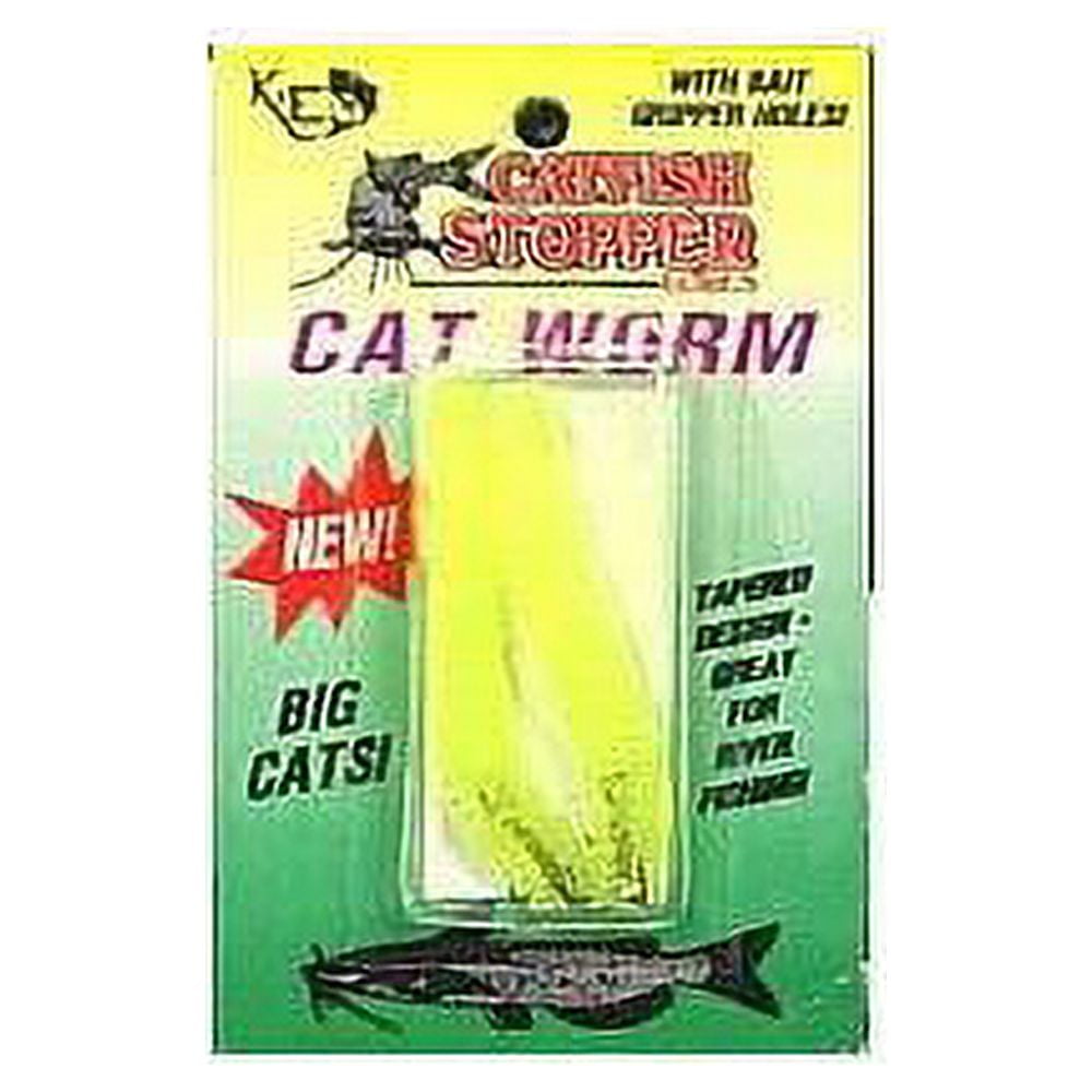 K & E Magnum Catfish Worm Bait, Chartreuse, 2 Count - Walmart.com