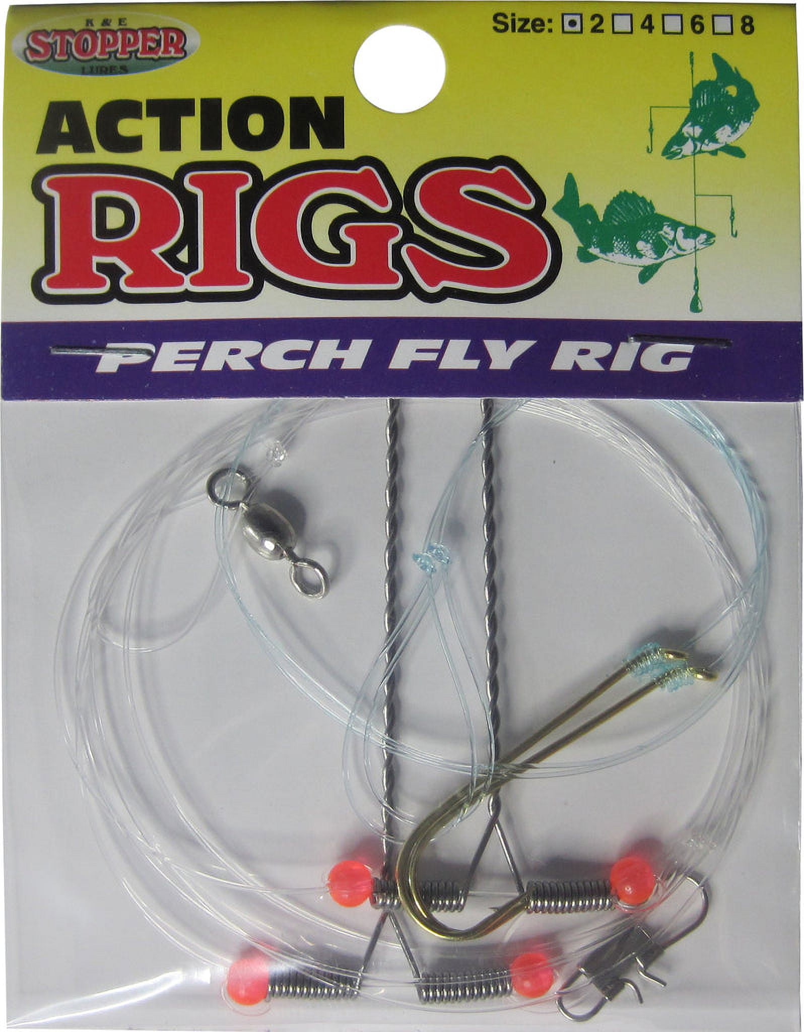 K&E Tackle Perch Rig Metal Arm with Swivel Snap No Tangle Design for ...