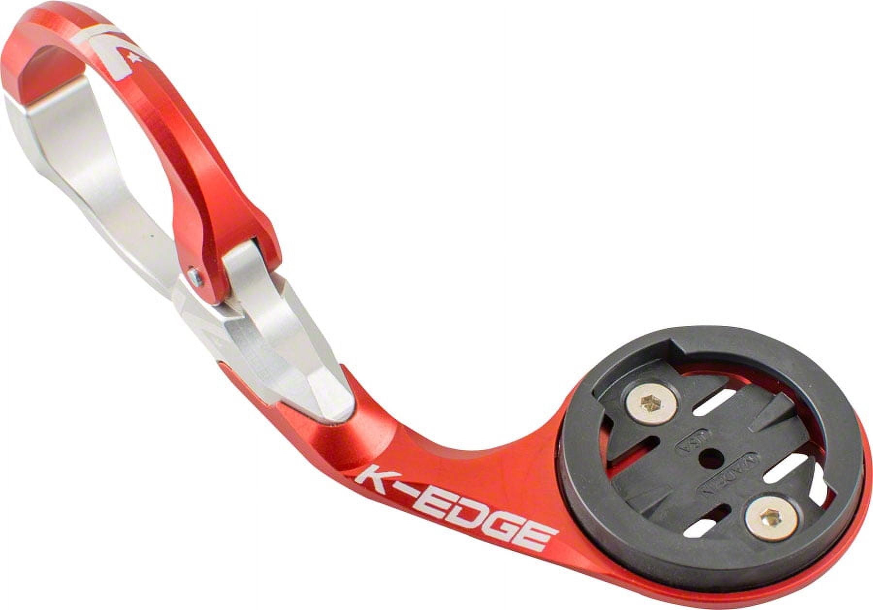 K-EDGE Garmin Race Handlebar Mount: 31.8mm, Red/Silver - Walmart.com