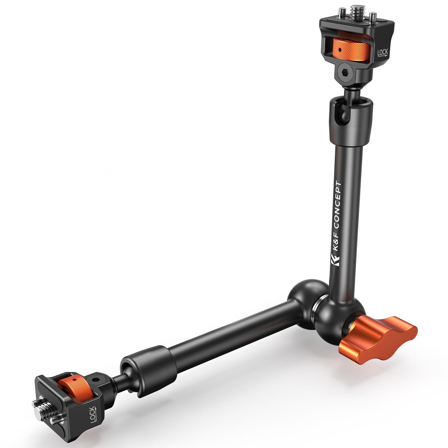 K&F CONCEPT 11" Magic Arm 1/4" Screw 360° Ball Heads Articulating ...