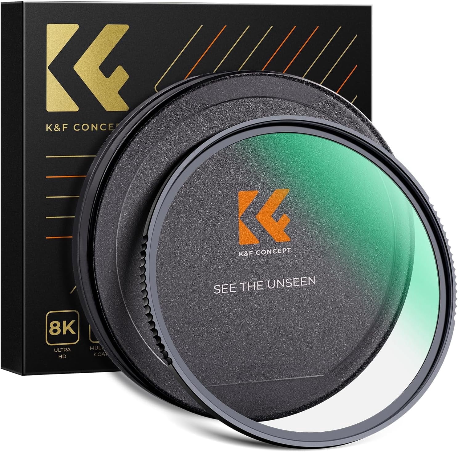 K&F CONCEPT 67mm MC UV Protection Filter Shockproof Tempered Optical ...
