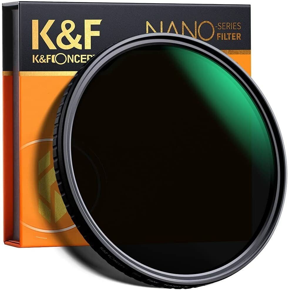 K&F CONCEPT ND2-ND32 Variable Lens Filter Multi-coated Neutral Density ...