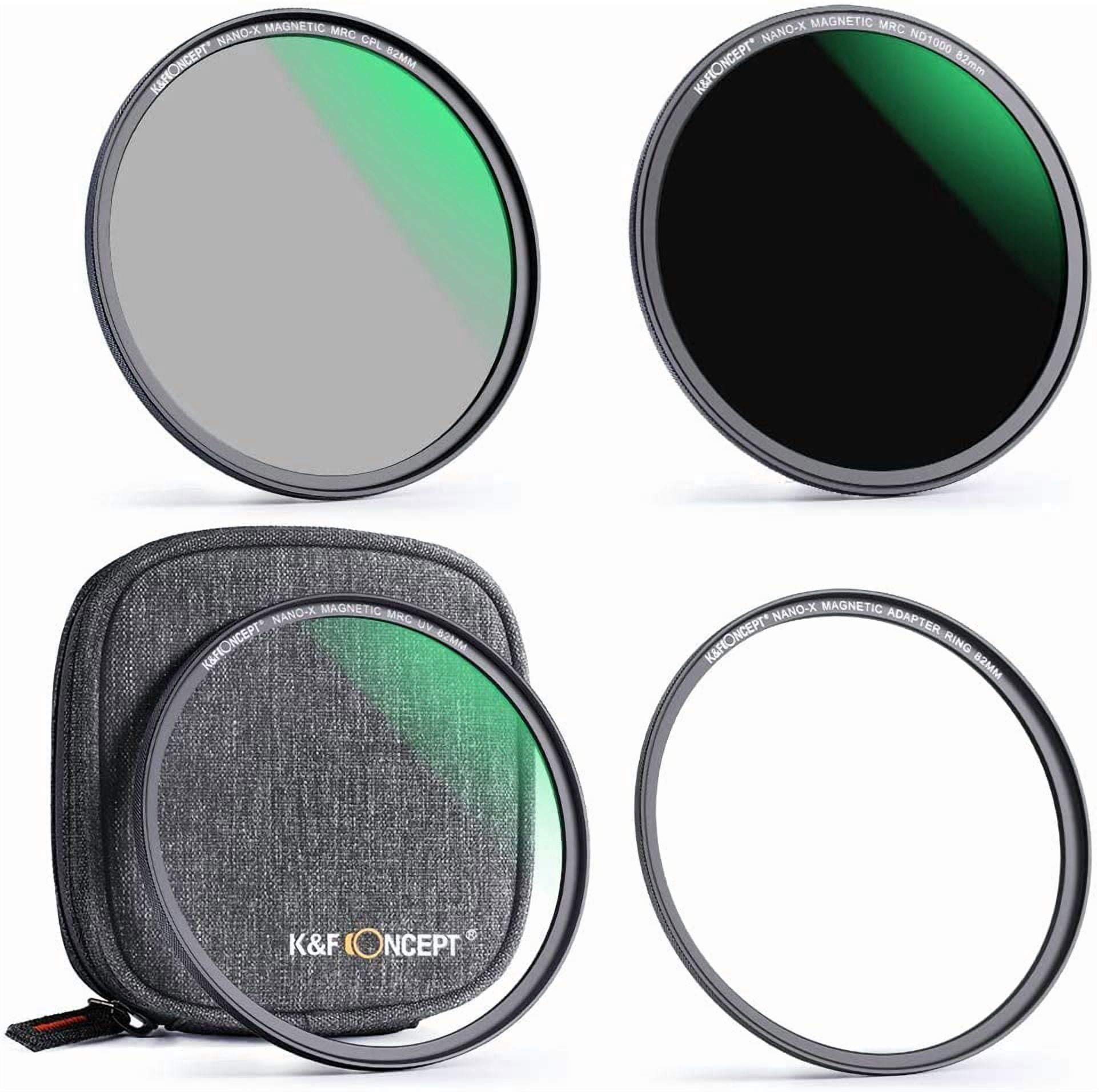 K&F Concept 49mm Magnetic MCUV CPL Fixed ND1000 Magnetic Basic Ring 4 ...