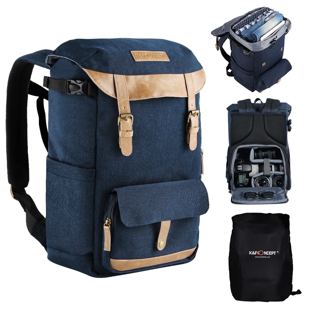 K&F CONCEPT DSLR Camera Backpack Camera Case for Photography and 15.6 ...