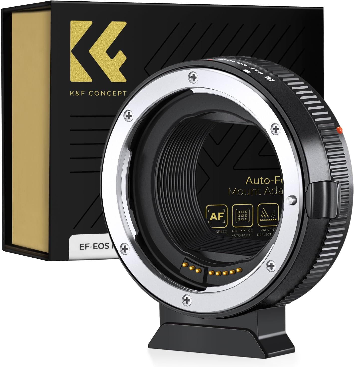 K&F Concept EF to EOS R Adapter, Auto Focus Lens Mount Adapter for ...
