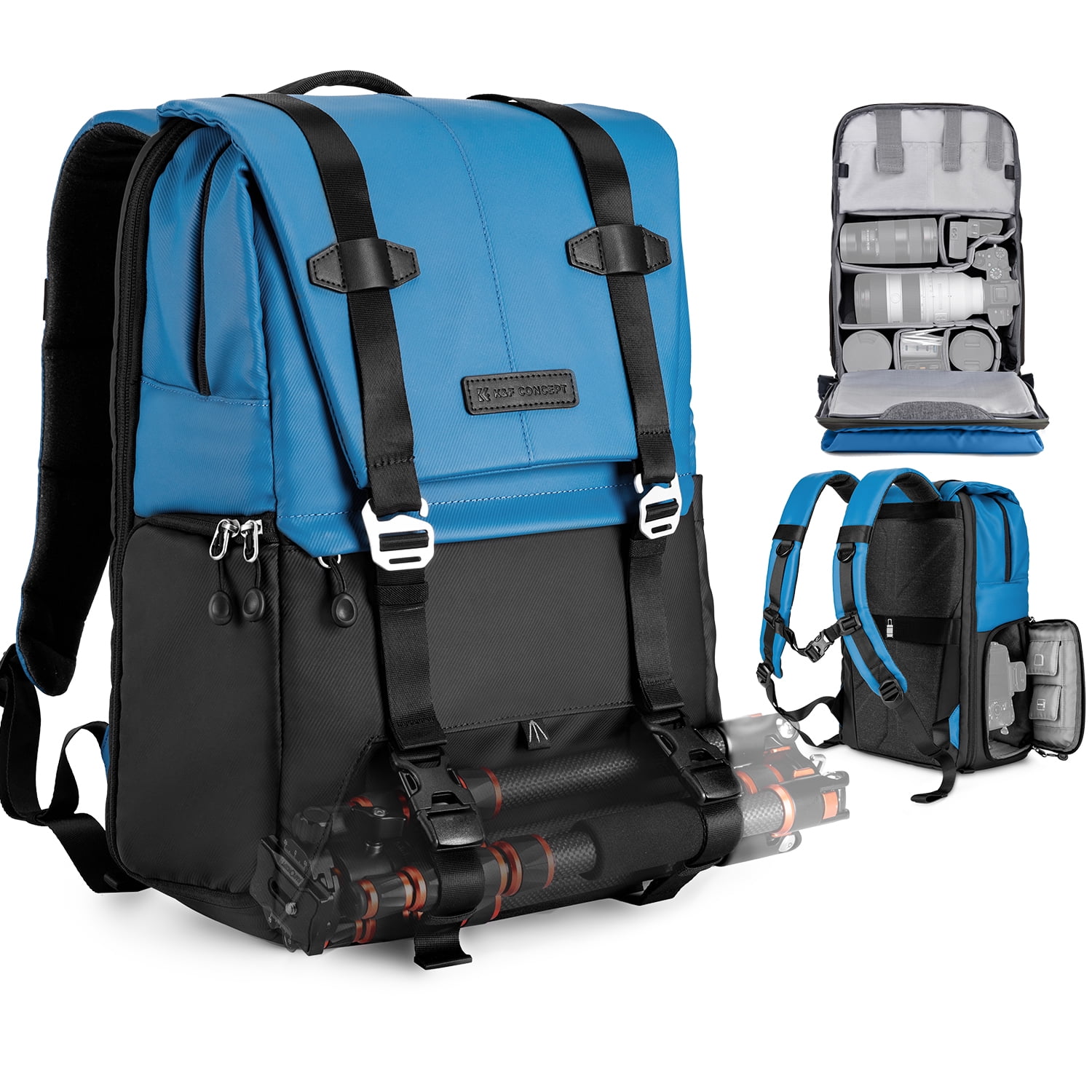 K&F Concept Large Camera Backpack with Raincover Case 20L Bags for ...