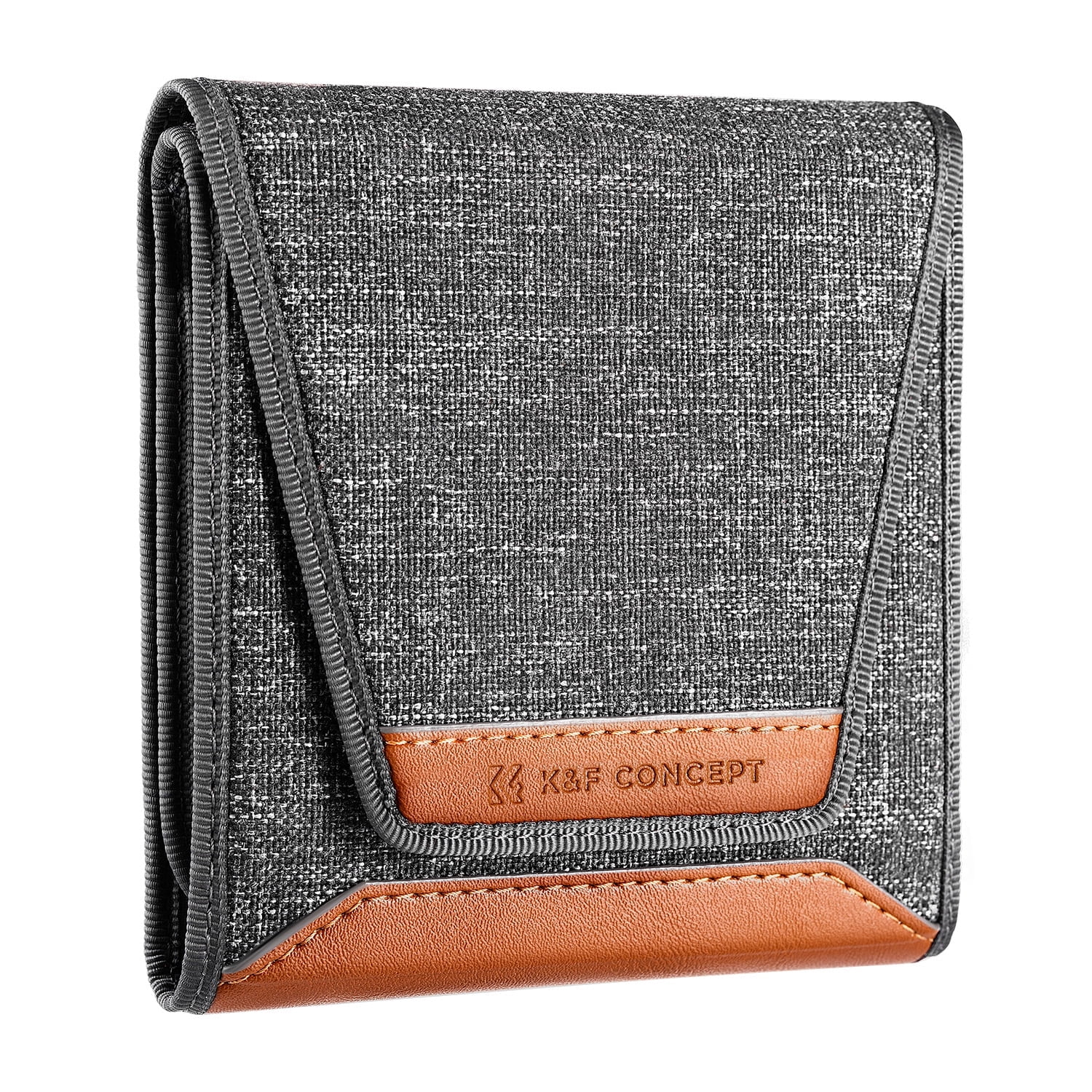 K&F Concept 110*106mm Filter Pouch, 3-Pocket Filter Case, Maximum Size ...