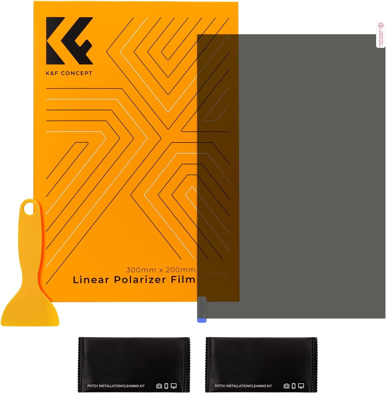 K&F Concept Linear Polarizing Film A4 Polarized Film Sheets Optical ...