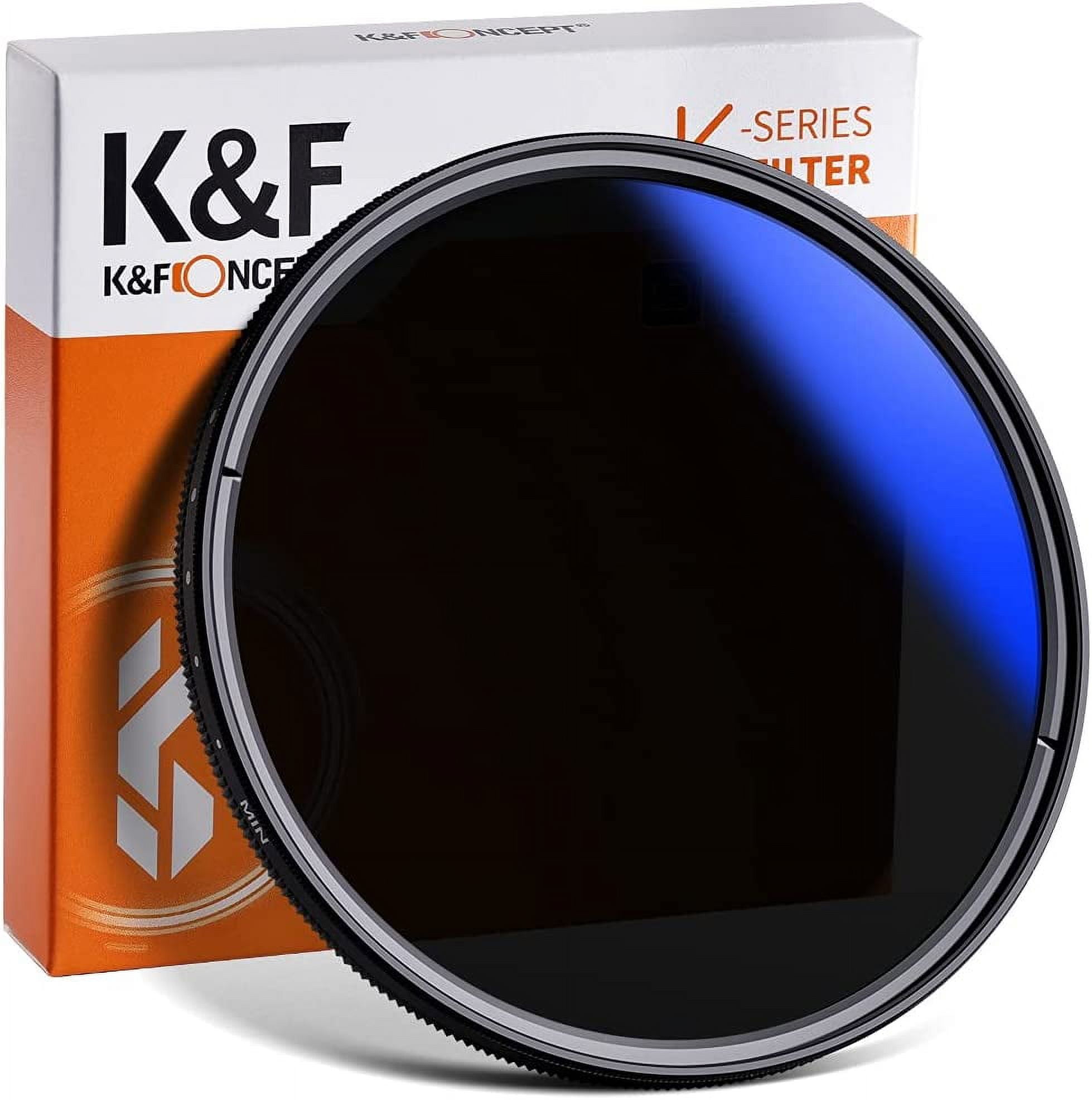 K&F Concept ND2-ND400 Variable Lens Filter Multicoated Neutral Density 52mm(K-Series) - Walmart.com