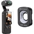 K&F CONCEPT Wide-Angle Lens Compatible with DJI Osmo Pocket 3, Magnetic ...