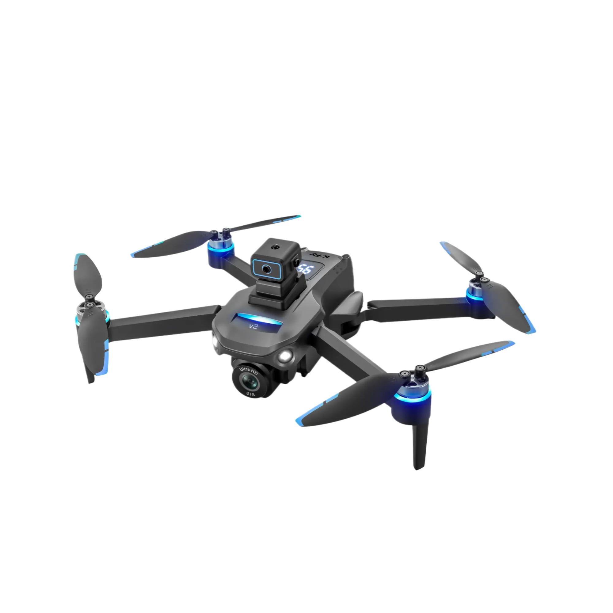 K-Fly DRONE V2 - Dual Camera with Built-in Screen and Long Range Flight ...