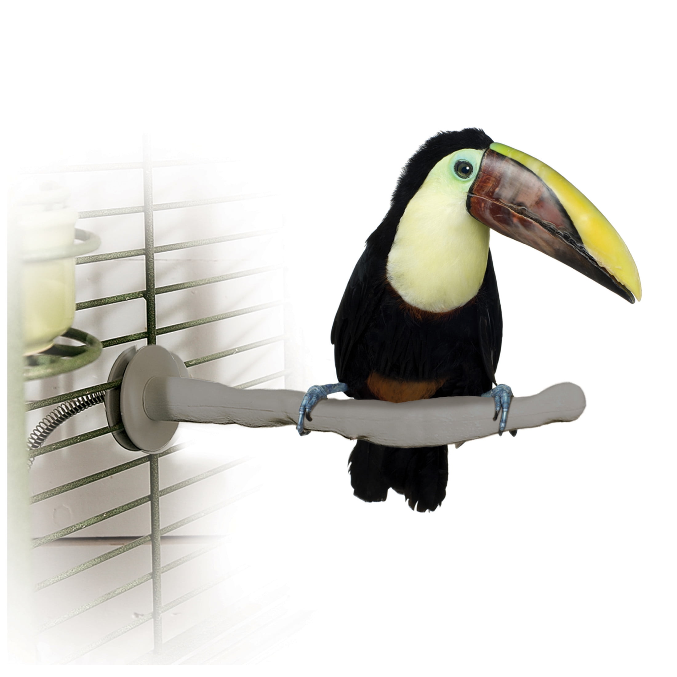 K&H Pet Products Thermo-Perch Heated Bird Perch Gray Large 2 X 14.5 ...