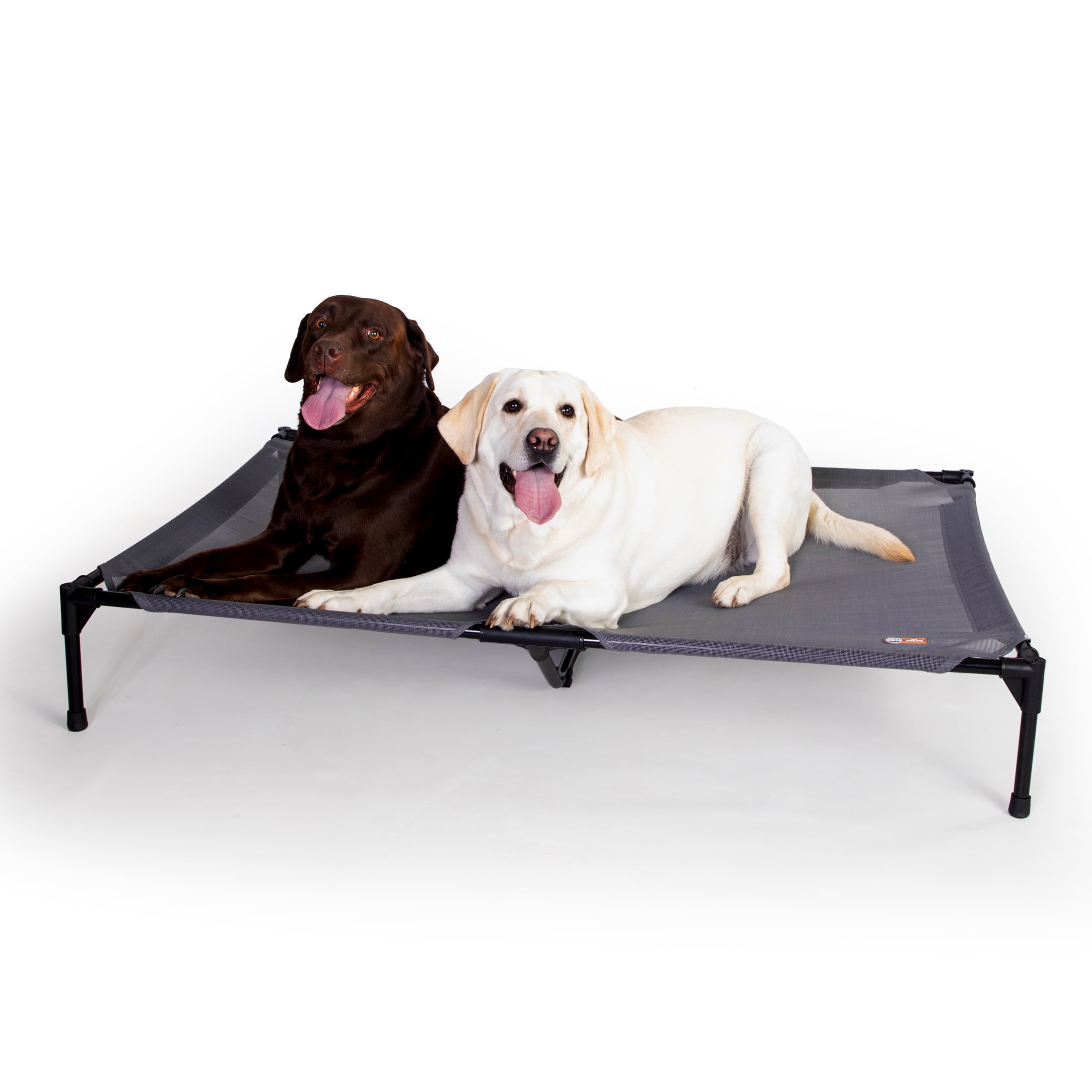 K&H Pet Products All Weather Elevated Outdoor Pet Cot Gray Jumbo 56 X ...