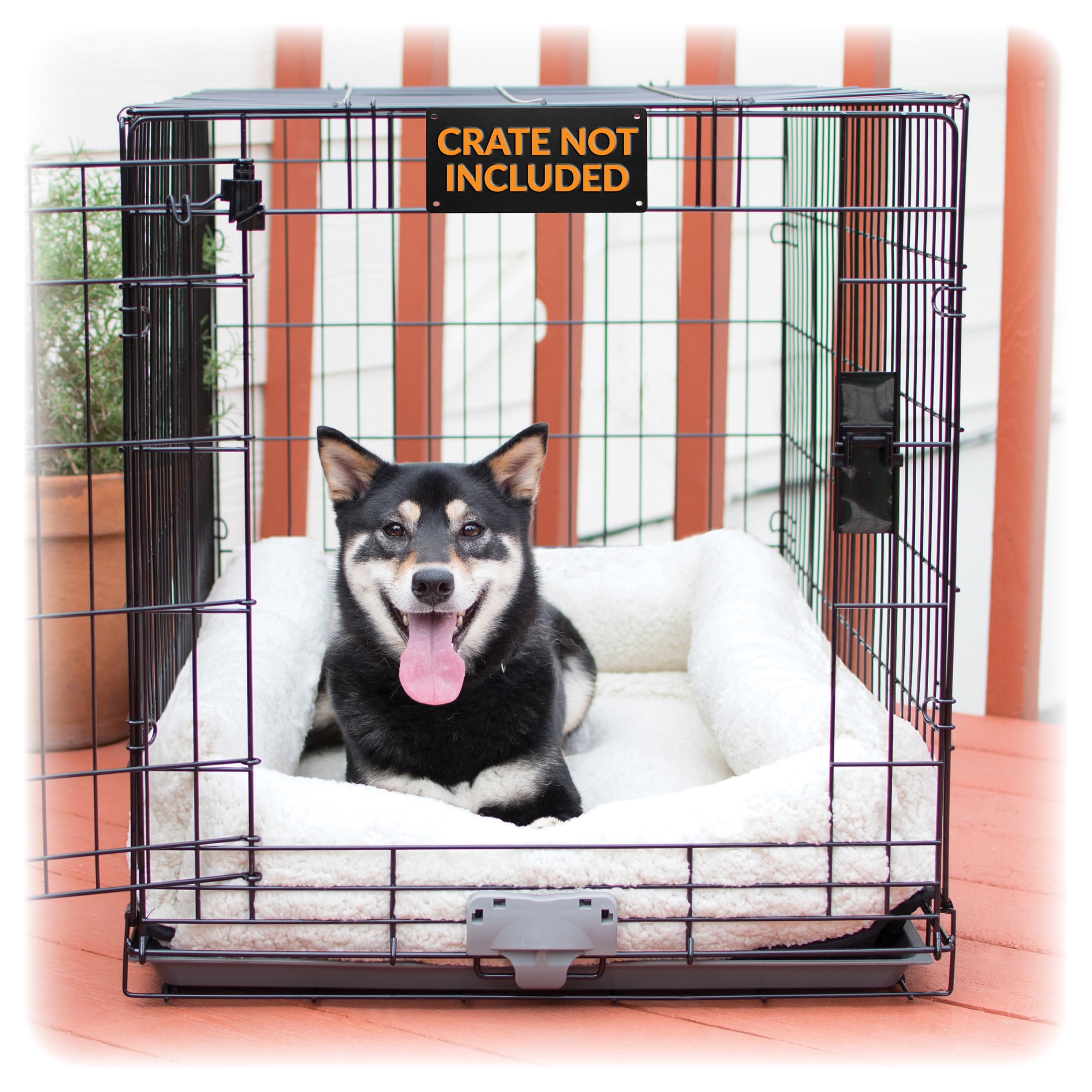 K&H Pet Products Deluxe Bolster Crate Pad, Dog Pet Sized Mats, Medium ...