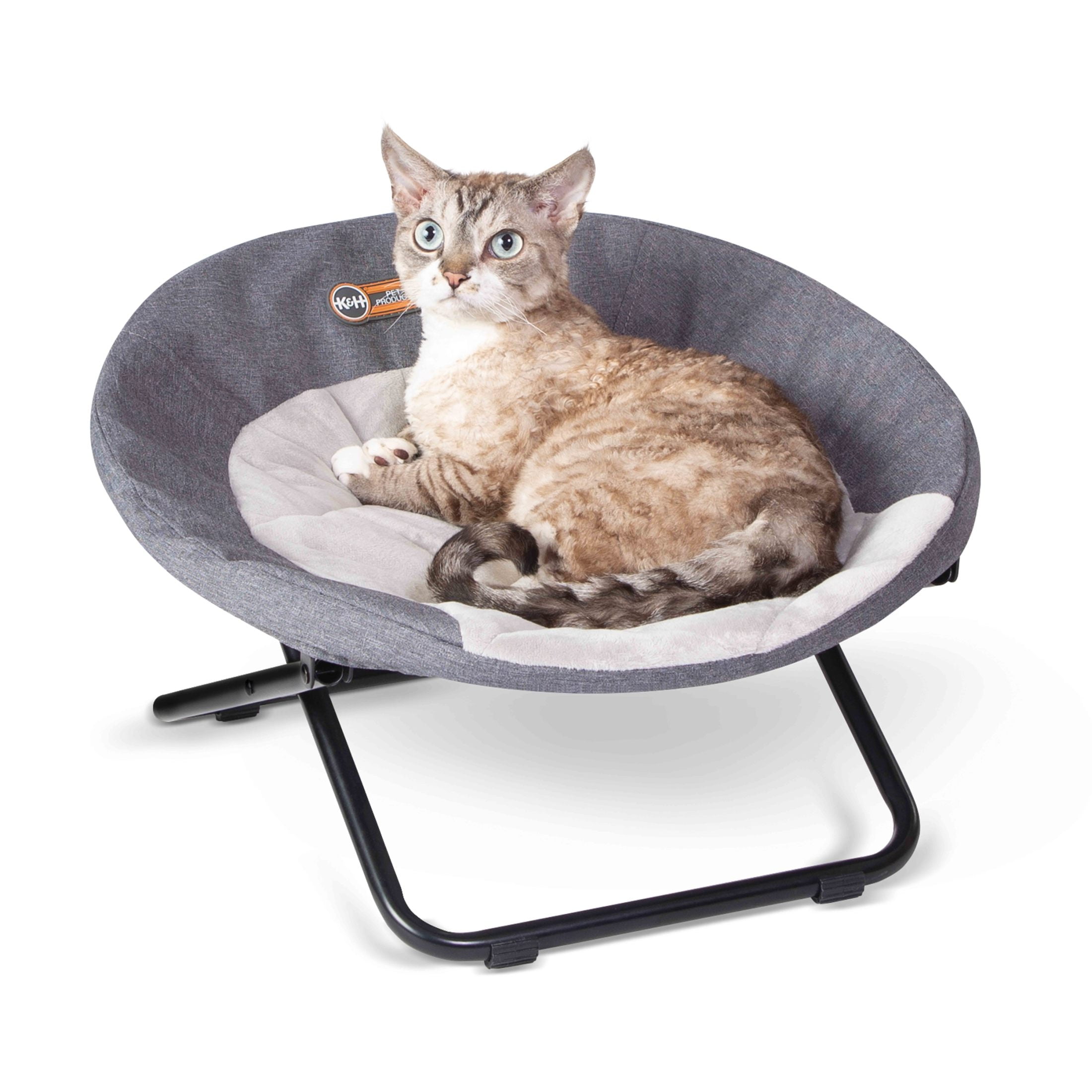 K&H Pet Products Elevated Cozy Cot Classy Gray Small 19 Inches ...
