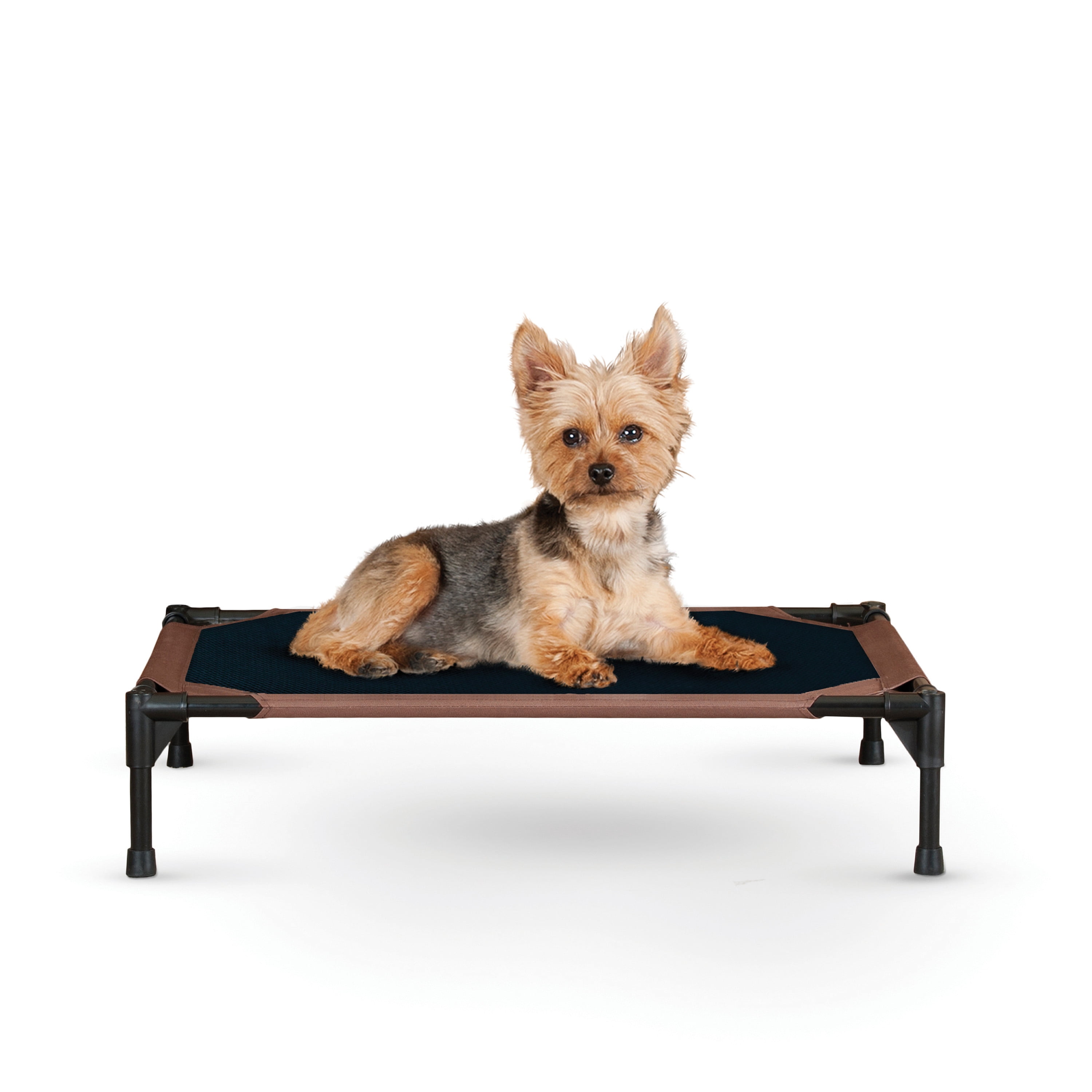 K&H Pet Products Original Pet Cot Elevated Dog Bed Chocolate/Black Mesh ...