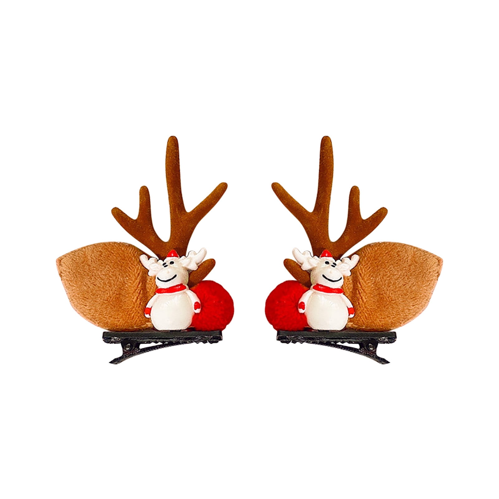 K Holiday Hair Clip With Deer Design For Childrens Christmas ...