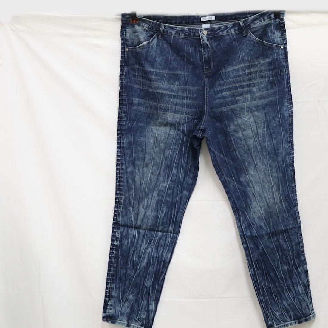 K. Jordan Side Pleat Jean In Blue - 30W - Walmart.com