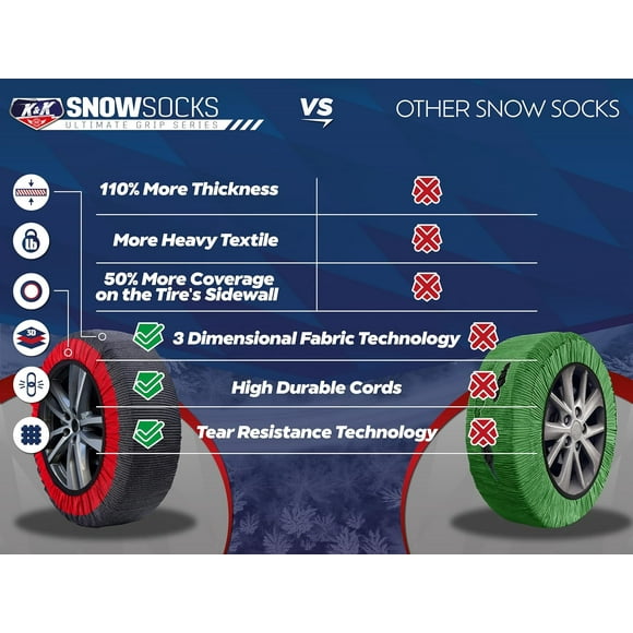 Tire Snow Socks in Tire Chains - Walmart.com