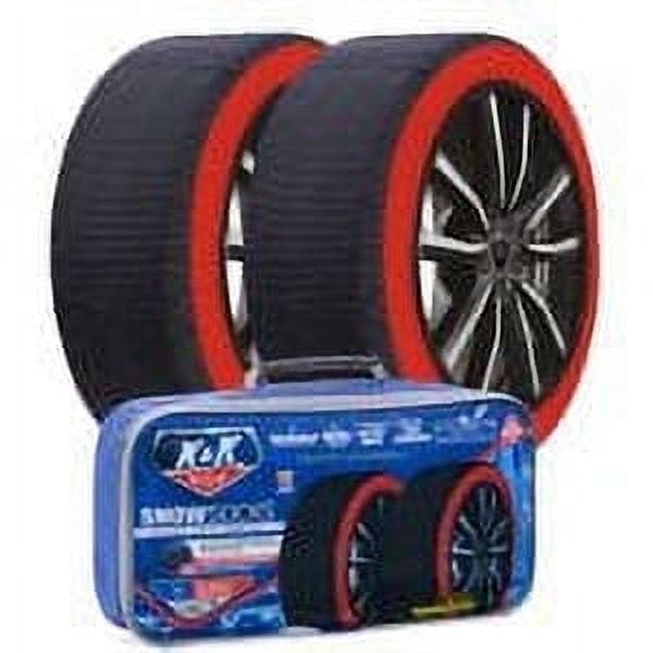 K&K Automotive Pro Series Snow Socks - Ultimate Grip for Truck SUV Van ...