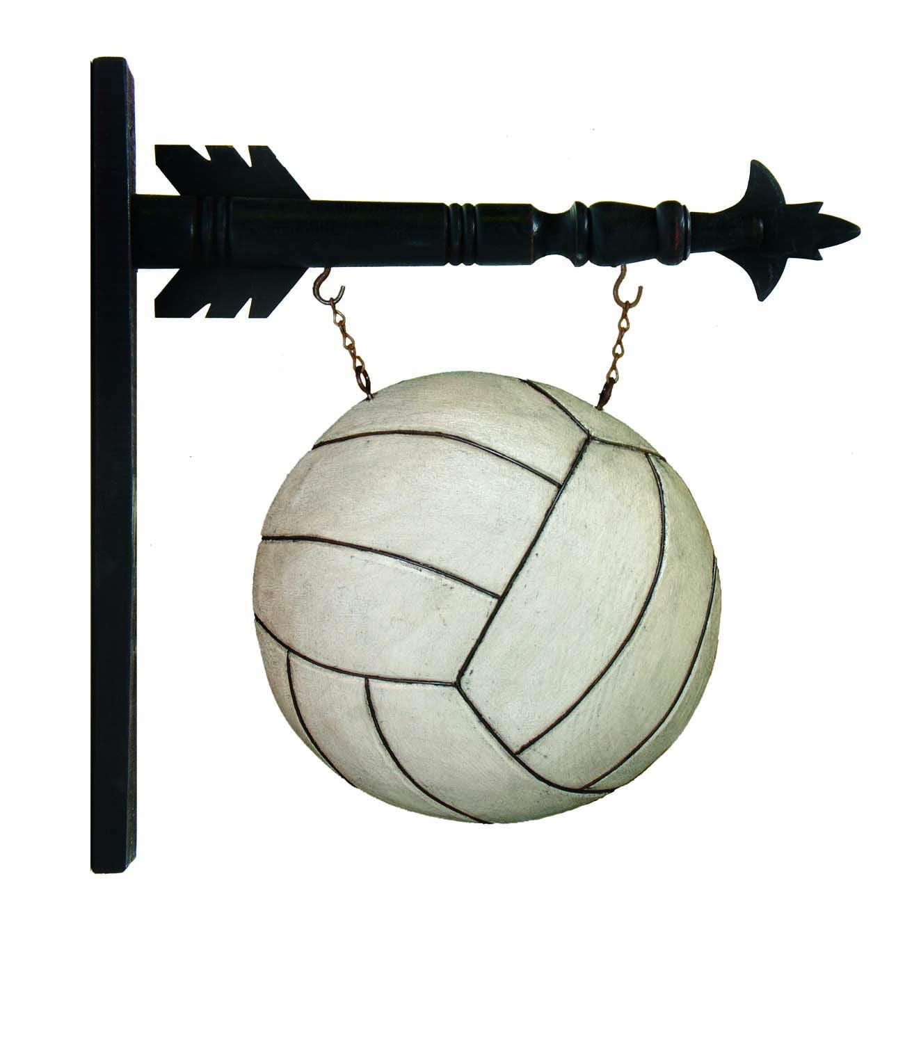 K&K Interiors 14574A 9.75 Inch Volleyball Arrow Replacement, White ...
