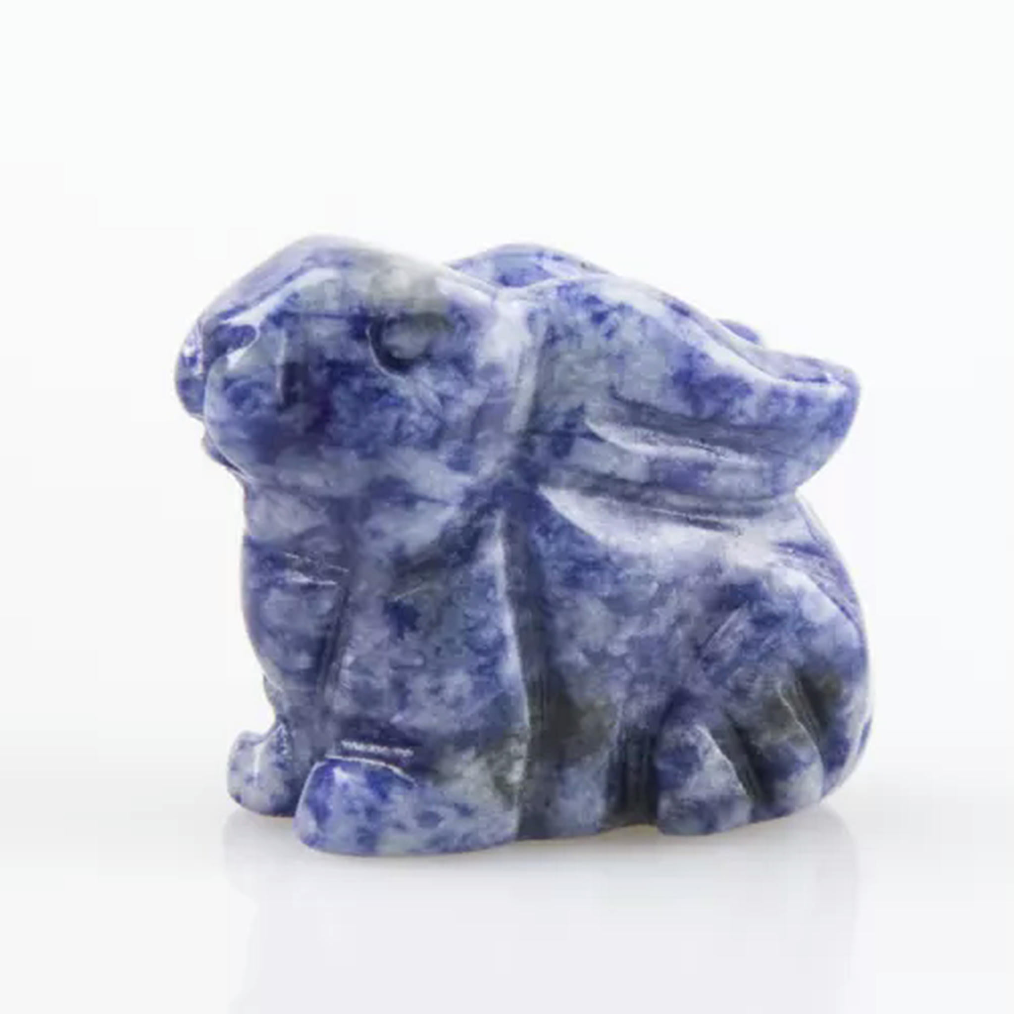 K-KED 1.5'' Natural Quartz Rabbit Skull Hand Carved Wholesale Crystal ...