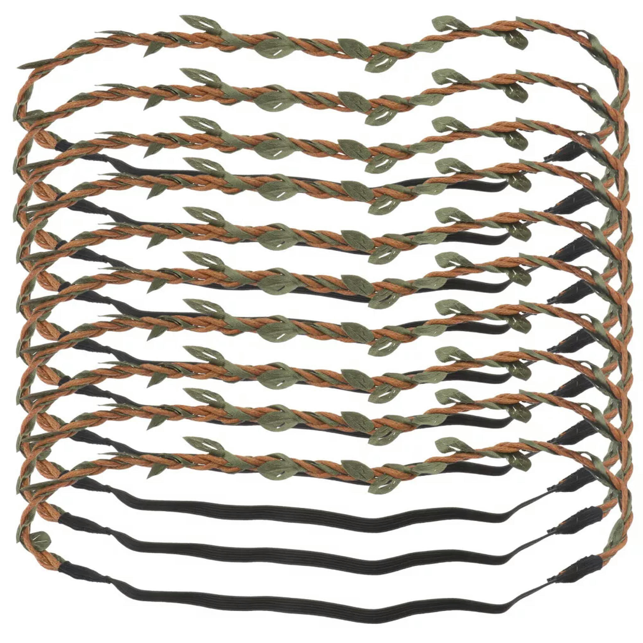 K-KED 10 Pcs Wreath Headband Braided Materials for Weaving Garlands ...