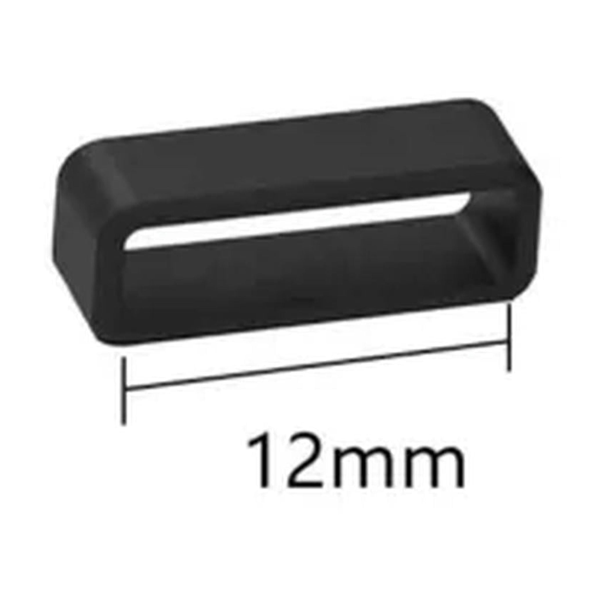 K-KED 12mm-30mm Rubber Watch Strap Buckle Band Keeper Hoop Loop Holder ...