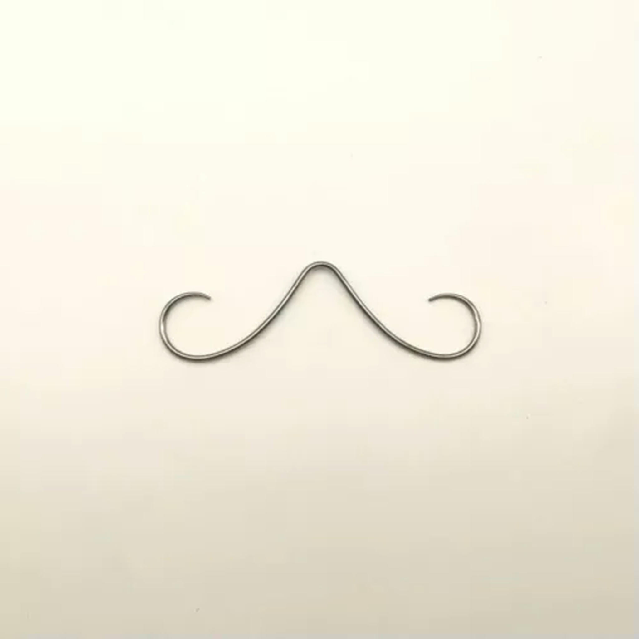 K-KED 1Pc Stainless Steel Mustache Nose Ring Nose Septum Piercing ...