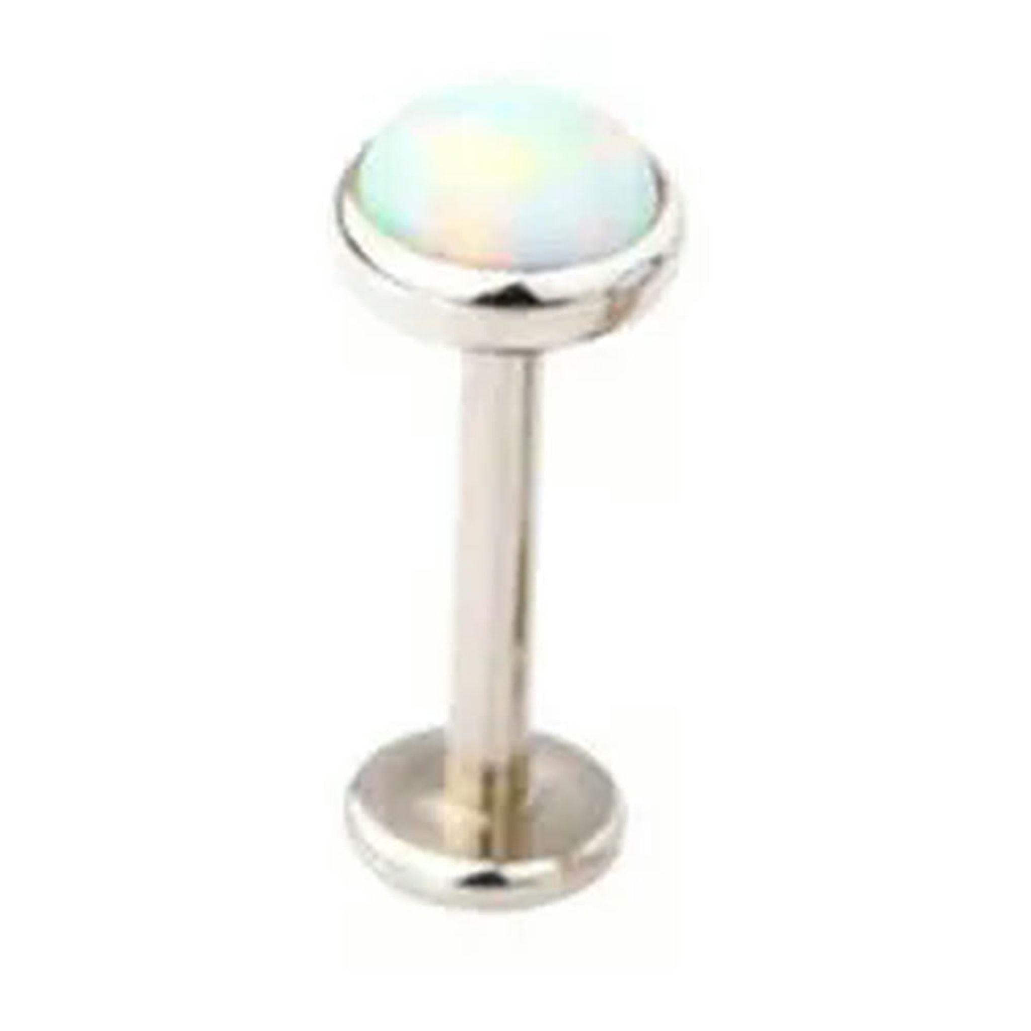 K-KED 1x Opal Lip Bar Labret Ring Internally Thread Ear Tragus ...