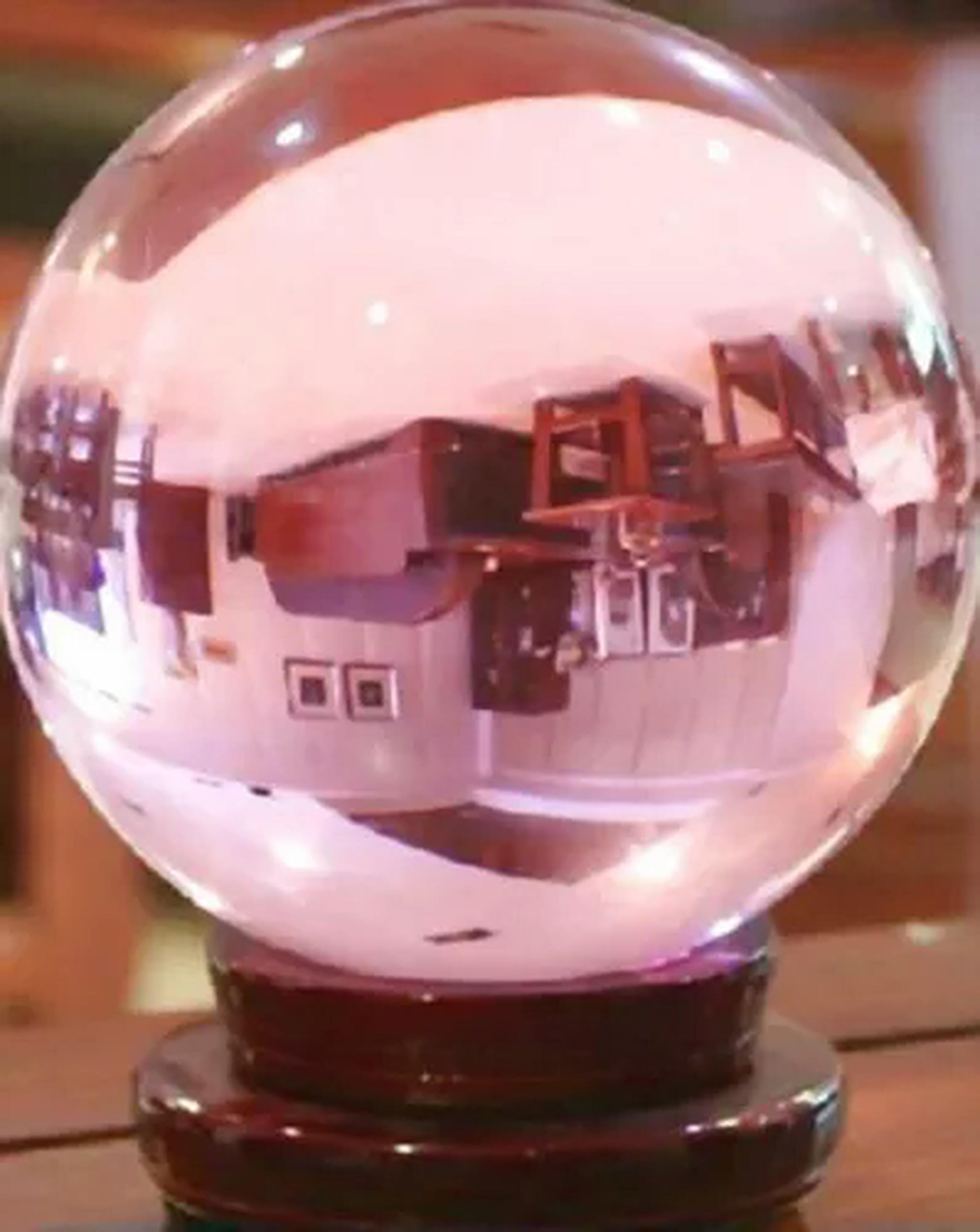 K-KED 20-40MM Round Glass Crystal Ball Sphere Buyers Select the Size ...