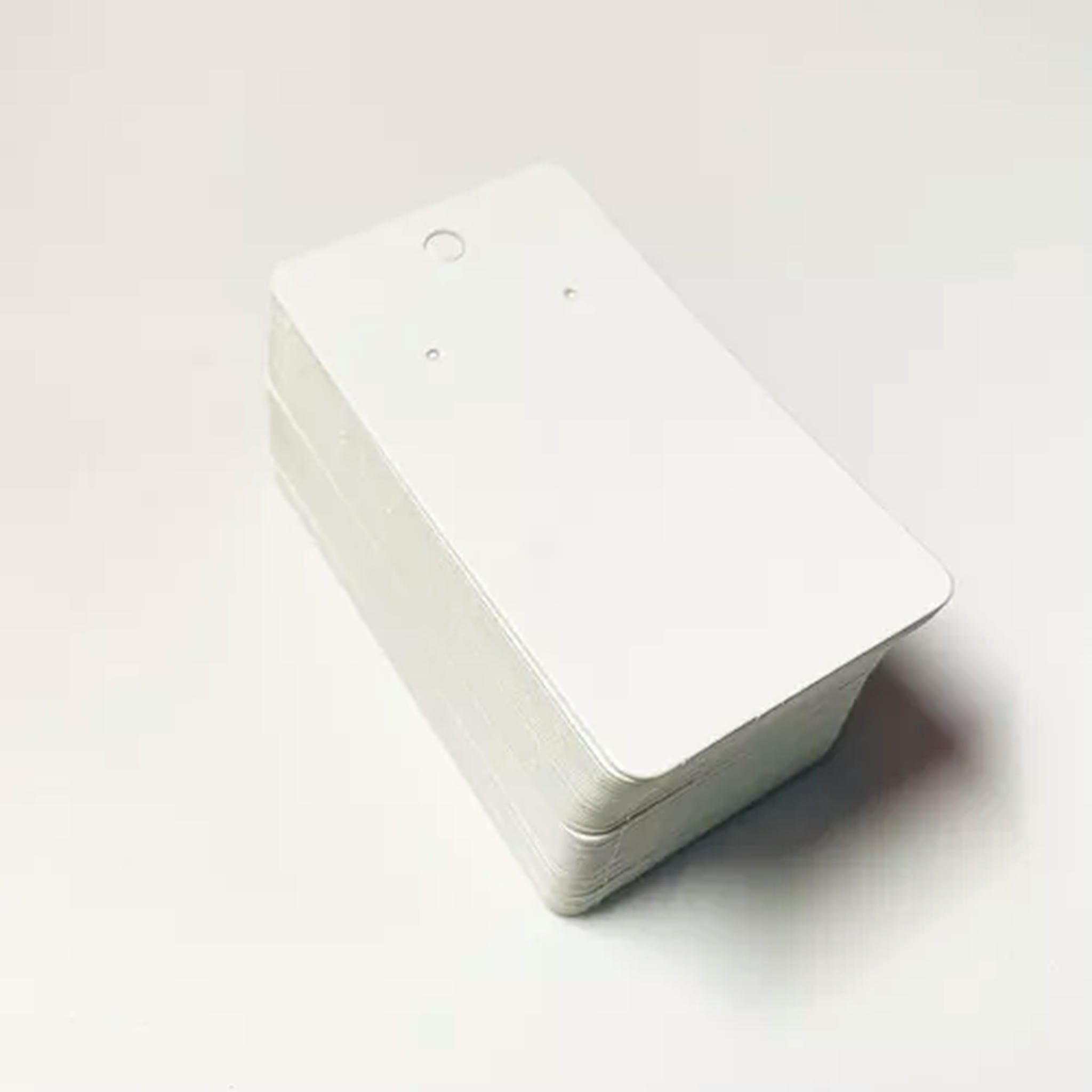 K-KED 200 Pack Earring Card Holder Black Earring Display Cards Ear ...