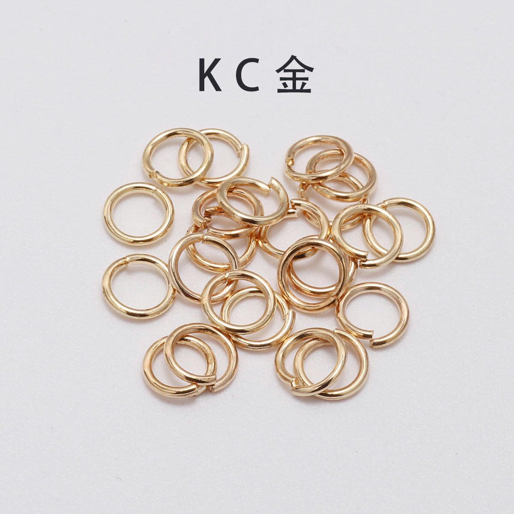K-KED 3~20mm Open Jump Rings Loops Split Rings Connectors for DIY ...
