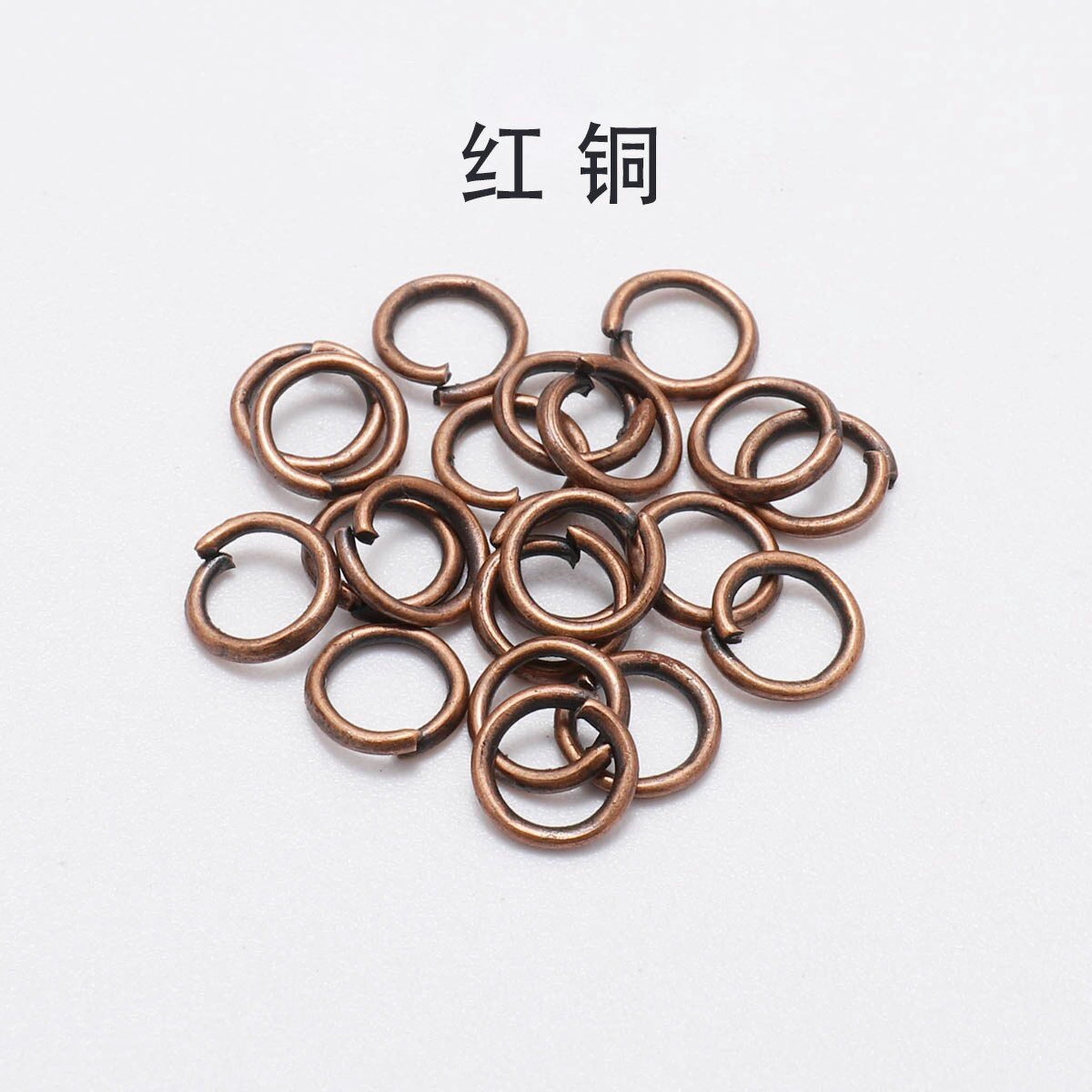 K-KED 3~20mm Open Jump Rings Loops Split Rings Connectors for DIY ...
