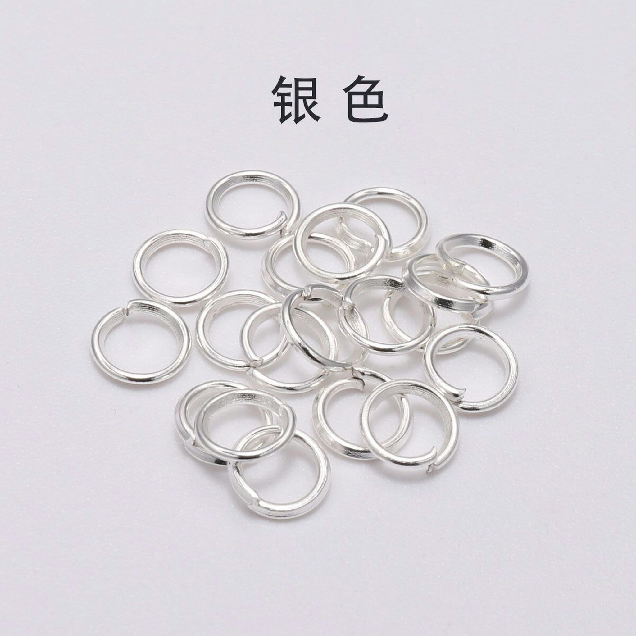 K-KED 3~20mm Open Jump Rings Loops Split Rings Connectors for DIY ...