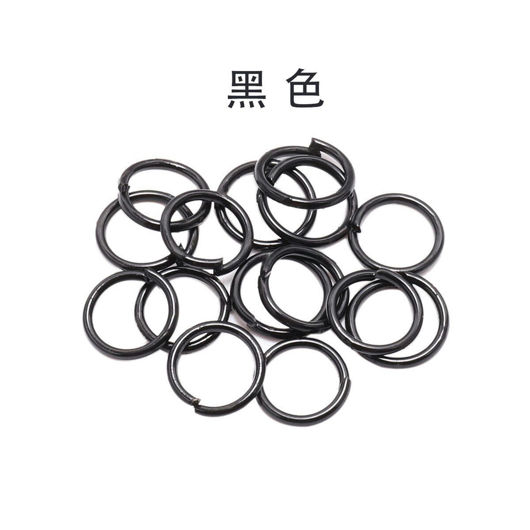 K-KED 3~20mm Open Jump Rings Loops Split Rings Connectors for DIY ...