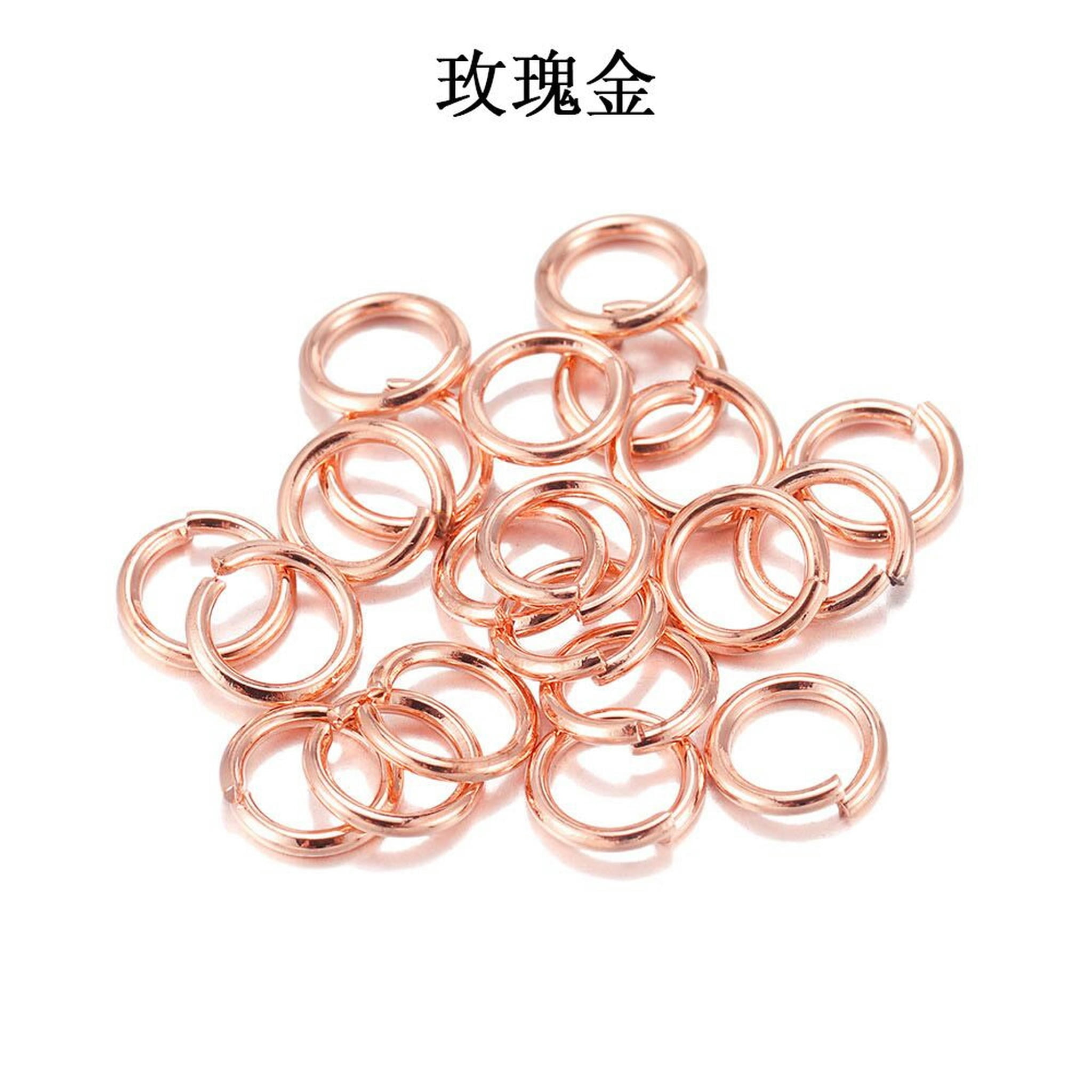 K-KED 3~20mm Open Jump Rings Loops Split Rings Connectors for DIY ...